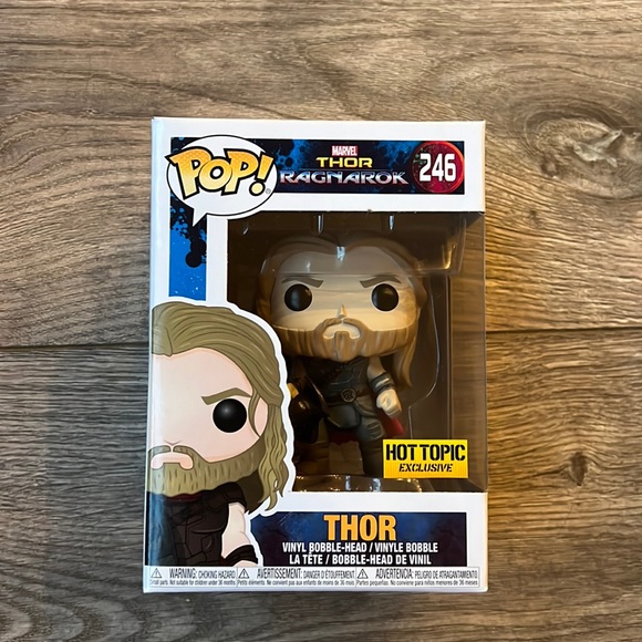 Funko | Other | Funko Pop Thor Ragnarok Thor 246 Hot Topic Exclusive ...